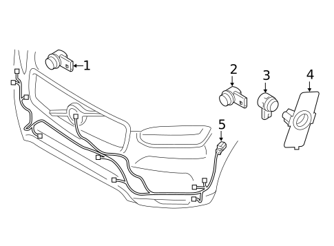 Bumper & Components - Front for 2020 Volvo XC90 | Volvo Parts CA