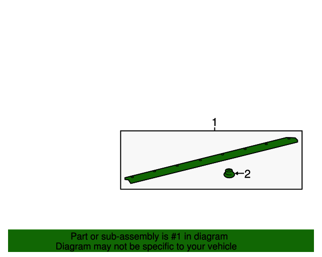 75852-52080 - Rocker Molding - 2012-2018 Toyota Yaris | Lithia Toyota Parts