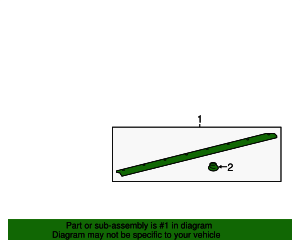 75852-52080 - Rocker Molding - 2012-2018 Toyota Yaris | Lithia Toyota Parts