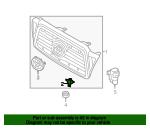 Toyota Grille Clip Part# 5314512010 | Toyota Of Colorado Springs Parts