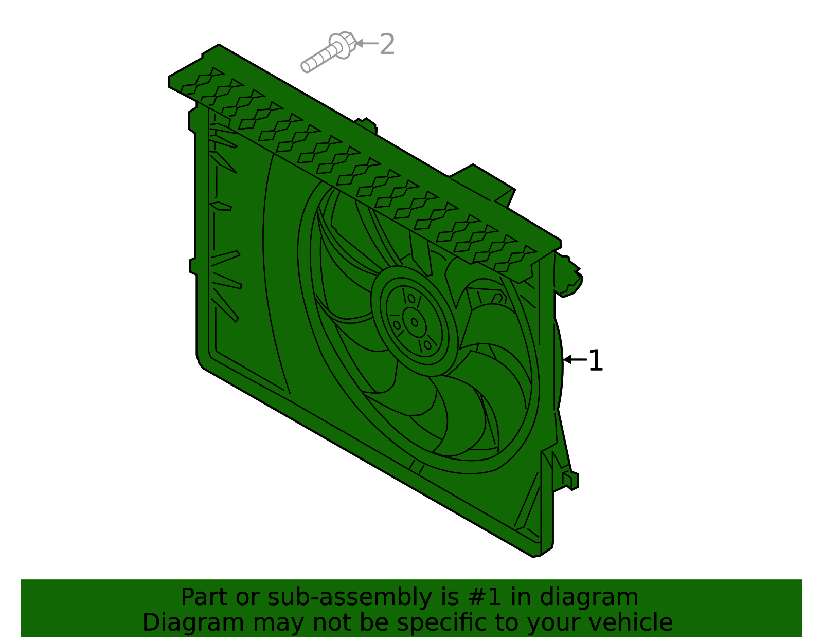 25380-A9700 - Fan Assembly 2019-2021 Kia Sedona | Kia.Parts Store