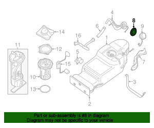 1989-2019 Nissan Various 1989-2013 Nissan Models, Fuel System Filler ...