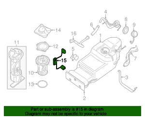 2005-2019 Nissan Sender Unit Fuel Gauge 25060-ZS00B | TascaParts.com