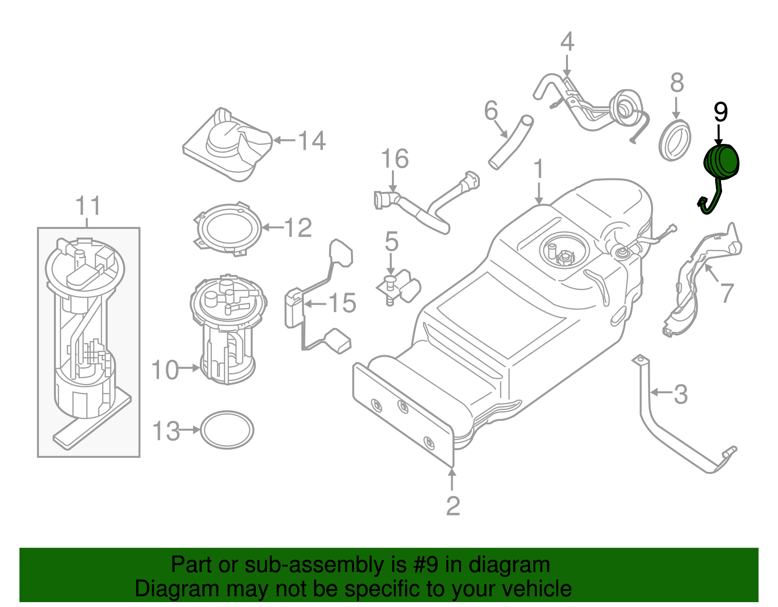 17251-9BD0F - Cap 2012-2025 Nissan | Nissan Parts & Accessories Online