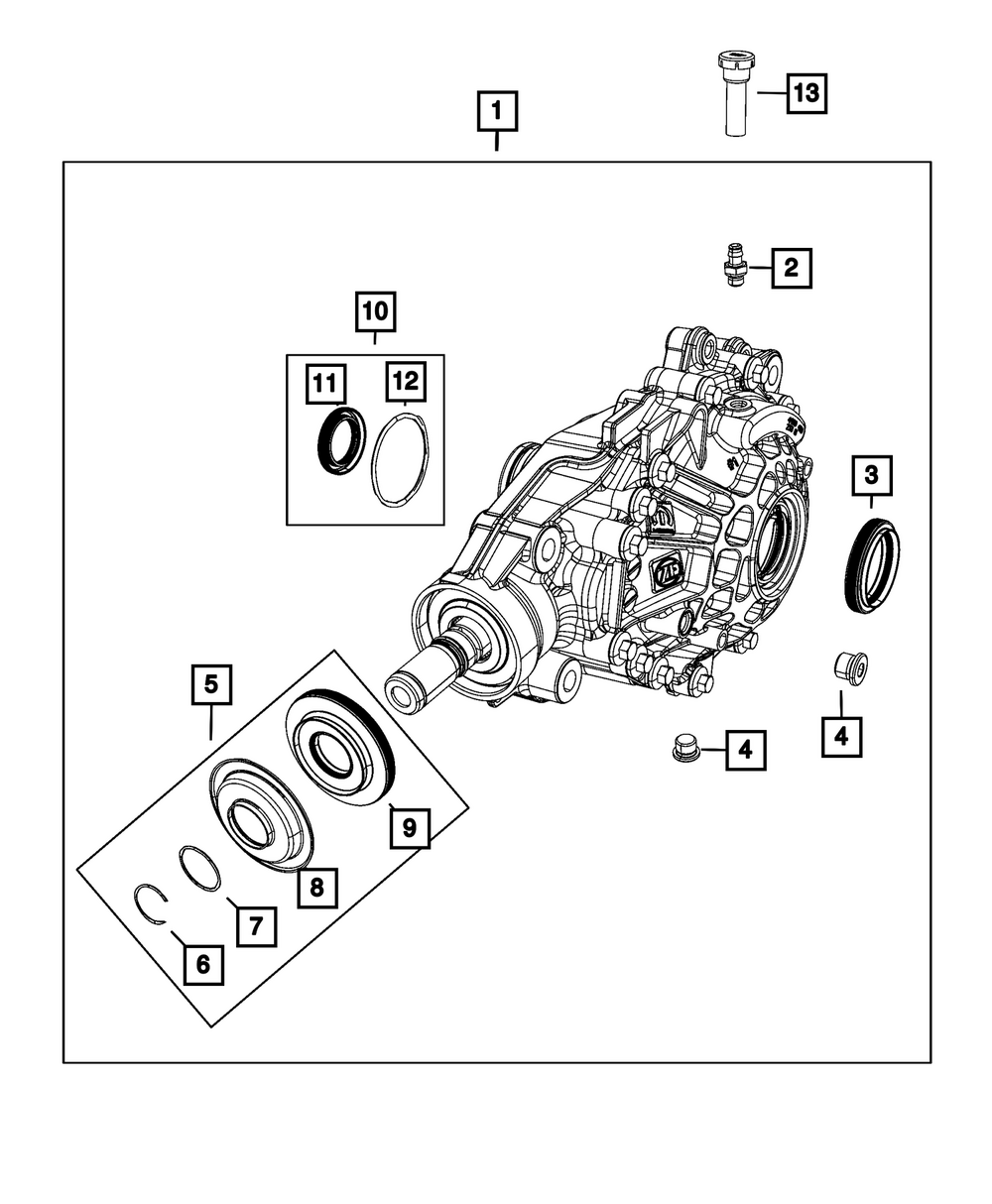 2025 Jeep Grand Cherokee Output Seal 68530764AB | My Mopar Parts