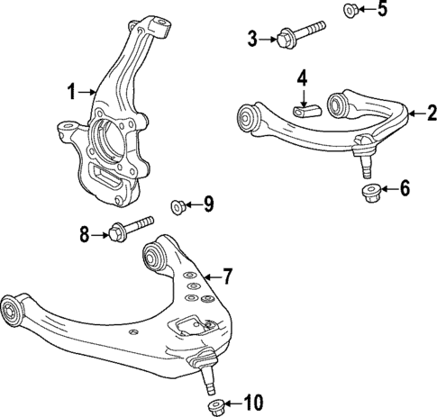 Rear Suspension for 2024 GMC Hummer EV Pickup | GMPartsDirect.com