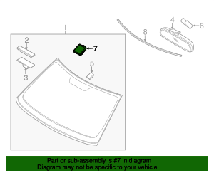 97257-3V100 - Humidity Sensor - 2015-2019 Kia Soul EV | Kia Auto Parts