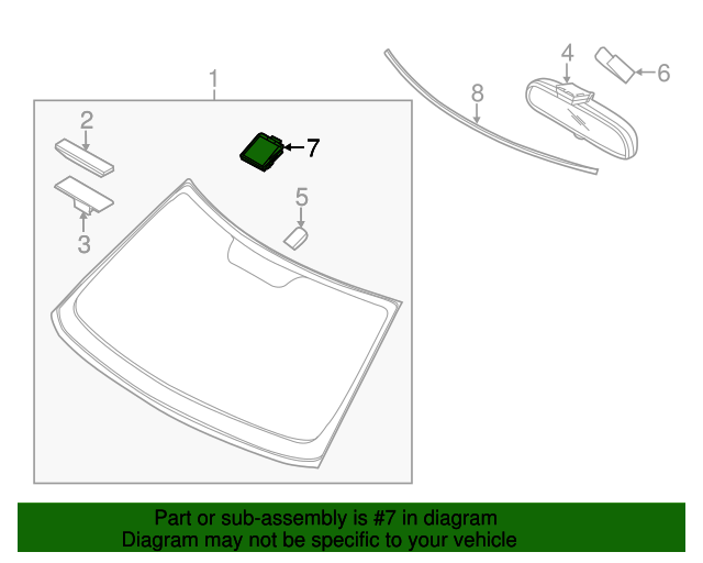 97257-3V100 - Humidity Sensor - 2015-2019 Kia Soul EV | Kia Auto Parts