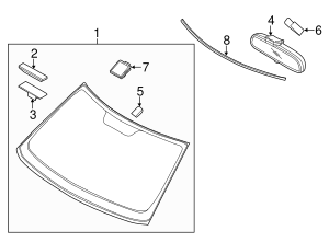 97257-3V100 - Humidity Sensor - 2015-2019 Kia Soul EV | Kia Auto Parts