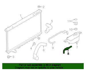 2014-2018 Infiniti Q50 Reservoir Hose 21741-4GB0A | Faulkner Infiniti ...