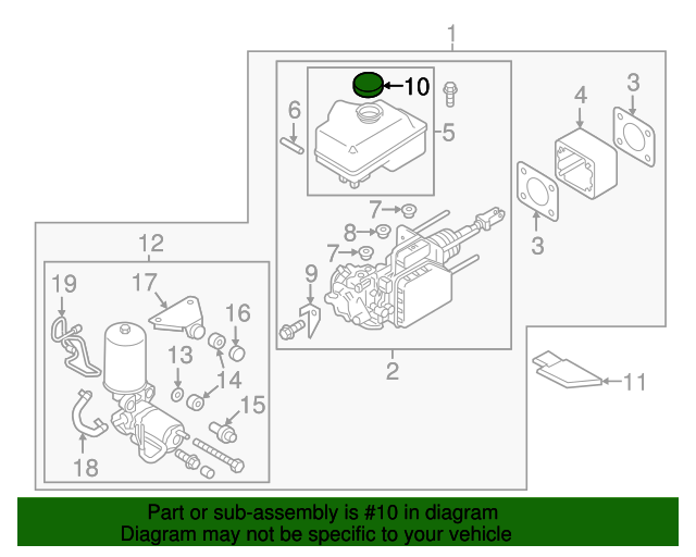 2017-2024 Nissan Armada Reservoir Cap 46020-JA80A | Temecula Nissan Parts