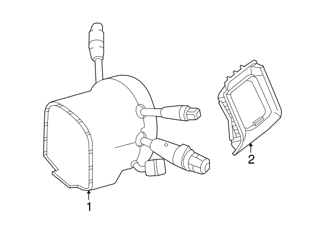 212-900-24-20-9051 - Automatic Transmission Shift Lever 2014-2016 ...