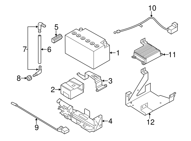 61-21-9-302-358 - Battery Cable 2009-2019 BMW | AutoNationParts.com