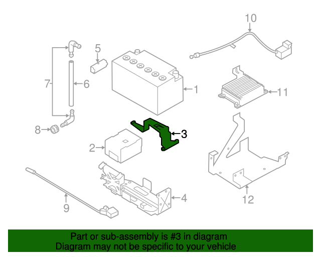 Genuine BMW 61-21-7-606-565 | Retaining Bracket | FREE Shipping on Most ...