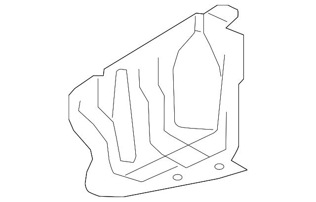 2014-2015 Kia Sorento Under Cover - Driver's Side (LH) 86695-1U500 ...