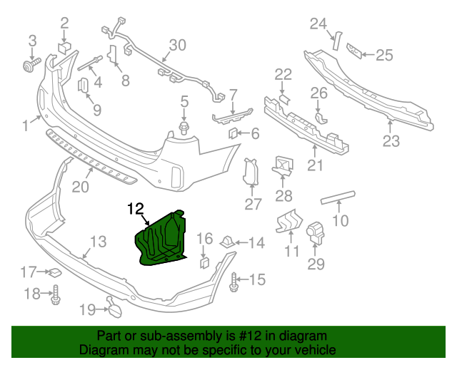 2014-2015 Kia Sorento Under Cover 86695-1U500 | OEM Parts Online