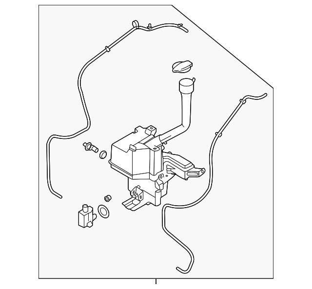 2021-2023 Kia Sorento Reservoir Assembly 98610-P2600 | OEM Parts Online