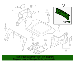 85770-E6000-TRY - Rear Body Trim 2016-2017 Hyundai Sonata | AutoNation ...