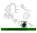 43502-0C031 - Wheel Hub (Left, Right, Front, Rear) 2007-2022 Toyota ...