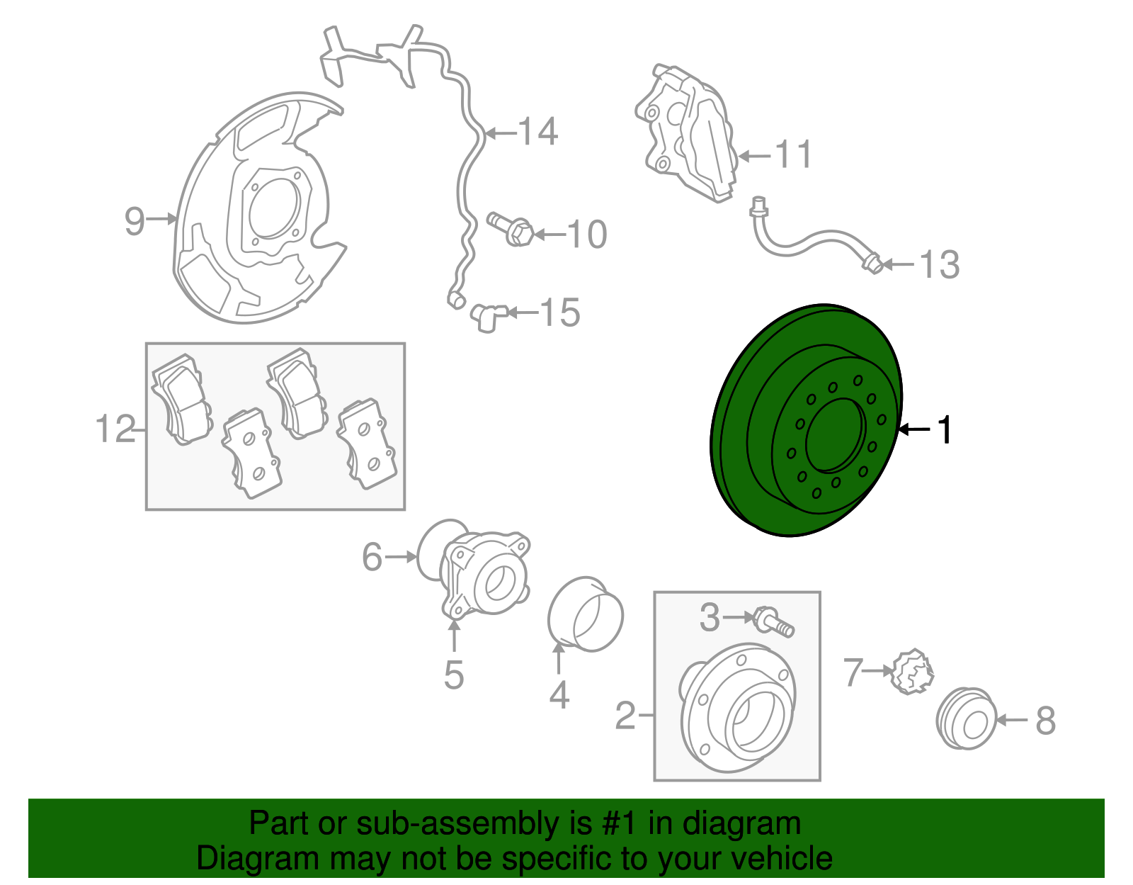 43512-0C020 - Disc Brake Rotor (Front) 2007-2022 Toyota | Fred Haas ...