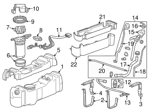 2015-2016 GM Diesel Emissions Fluid (DEF) Pump Module Wiring Harness ...