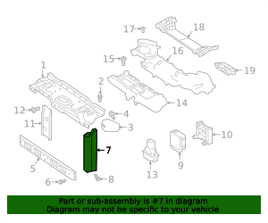 2019-2023 Mercedes-Benz Radiator Support Side Panel 463-620-64-00-64 ...