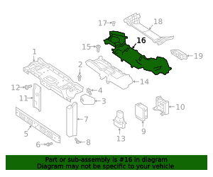 2019-2023 Mercedes-Benz Radiator Support Air Duct Bolt 463-500-64-02 ...