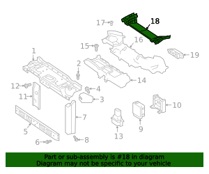 463-500-65-02 - Radiator Support Access Cover 2019-2023 Mercedes-Benz ...