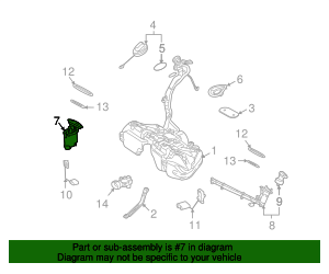 2044700794 - Electric Fuel Pump 2008-2012 Mercedes-Benz ...