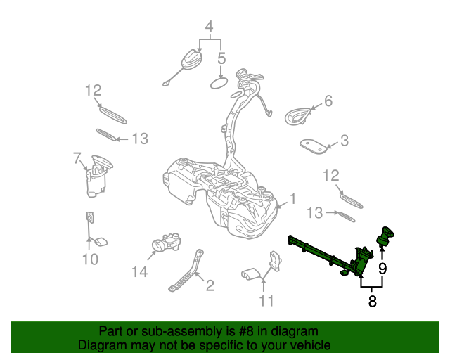 2008-2012 Mercedes-Benz Electric Fuel Pump 204-470-44-94 | MB Online Parts