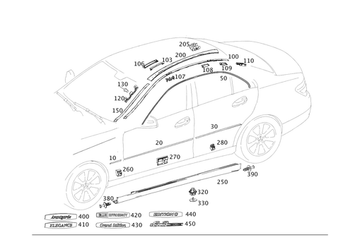 Exterior Detachable Parts for 2010 Mercedes-Benz C 63 AMG® | Mercedes ...