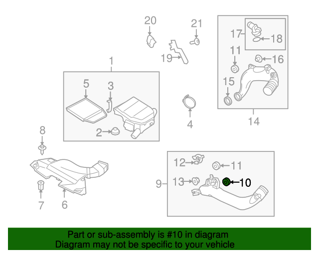 Genuine BMW 13-71-2-247-398 | Front Duct Bushing | FREE Shipping on ...