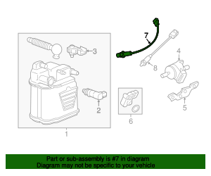 2011-2018 Chevrolet Heated Oxygen Sensor 55572215 GM | GMPartsDirect.com