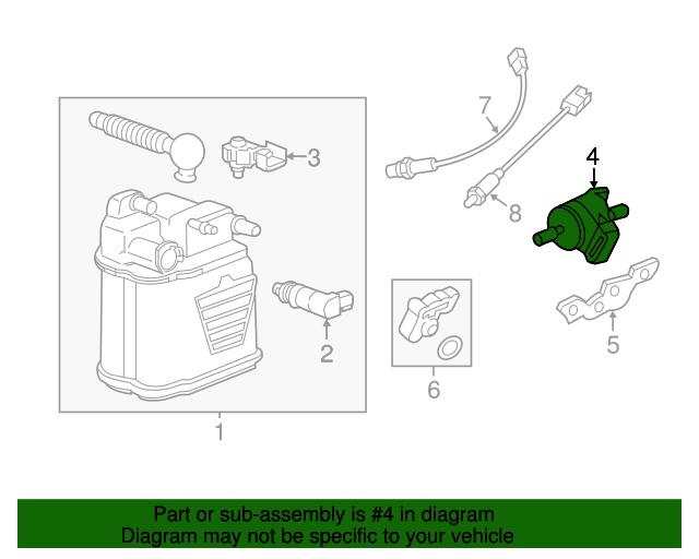 28289971 - Vapor Canister Purge Solenoid Valve 2011-2018 Chevrolet ...