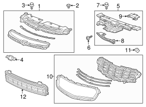 94516738 - Front Lower Grille 2015-2016 Chevrolet | AutoNationParts.com