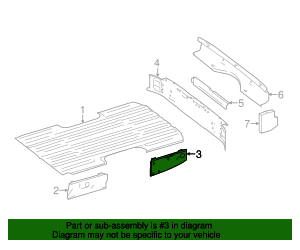 906-610-10-07 - Front Side Member 2010-2021 Mercedes-Benz | Mercedes ...
