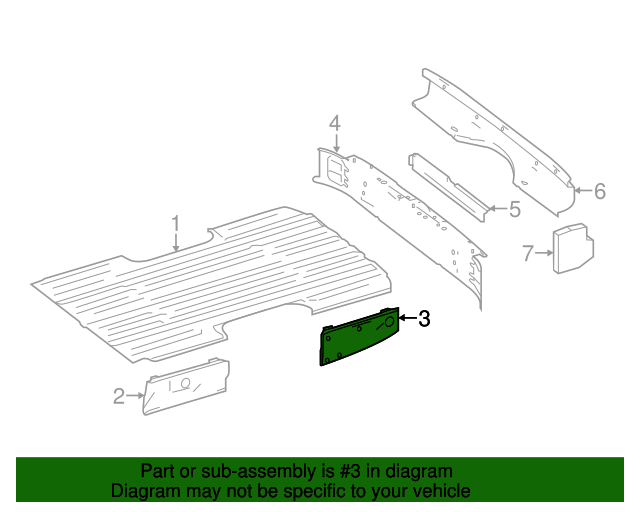 906-610-10-07 - Front Side Member 2010-2021 Mercedes-Benz | Mercedes ...