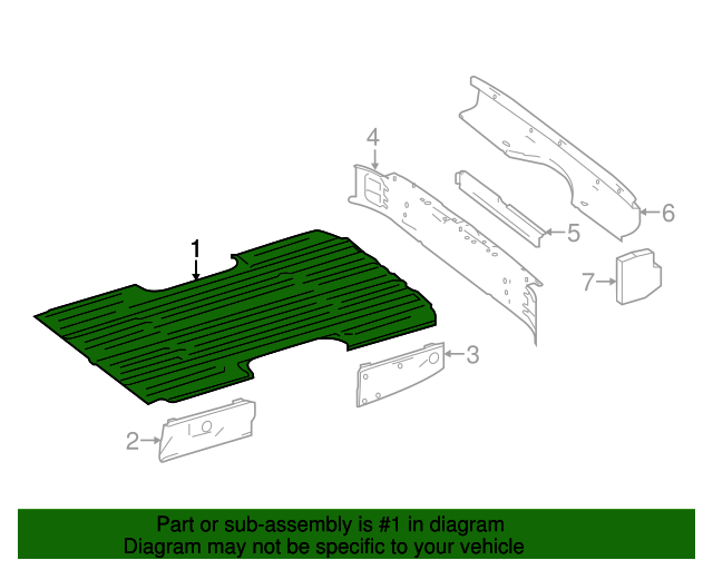 906-616-19-68 - Floor Pan 2014-2021 Mercedes-Benz | Mercedes-Benz USA Parts