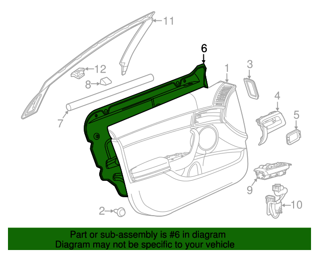 2014-2017 Chevrolet Water Deflector 92281643 | GMPartsDirect.com