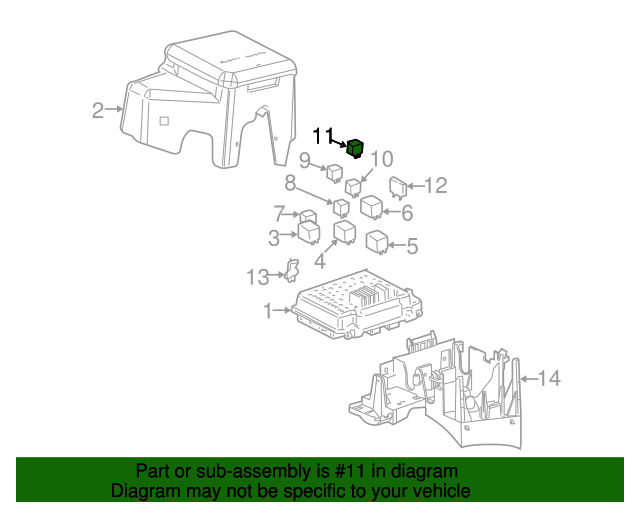 12135194 - Multi-Purpose Relay 1999-2020 GM | GMPartsNow
