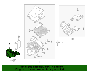 28210-J5100 - Inlet Duct 2018-2021 Kia Stinger | Kia.Parts Store