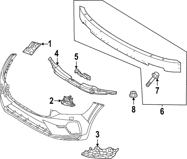 2022-2023 Volvo XC60 Lamp Bracket 32227711 | TascaParts.com
