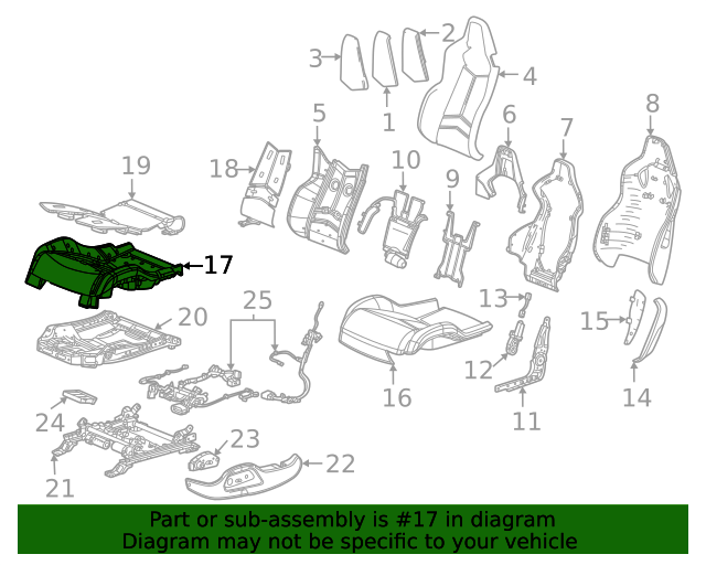 F Pad 85144432 | GMPartsDirect.com