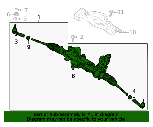 2019-2021 Hyundai Veloster N Rack And Pinion Assembly 57700-K9000 ...