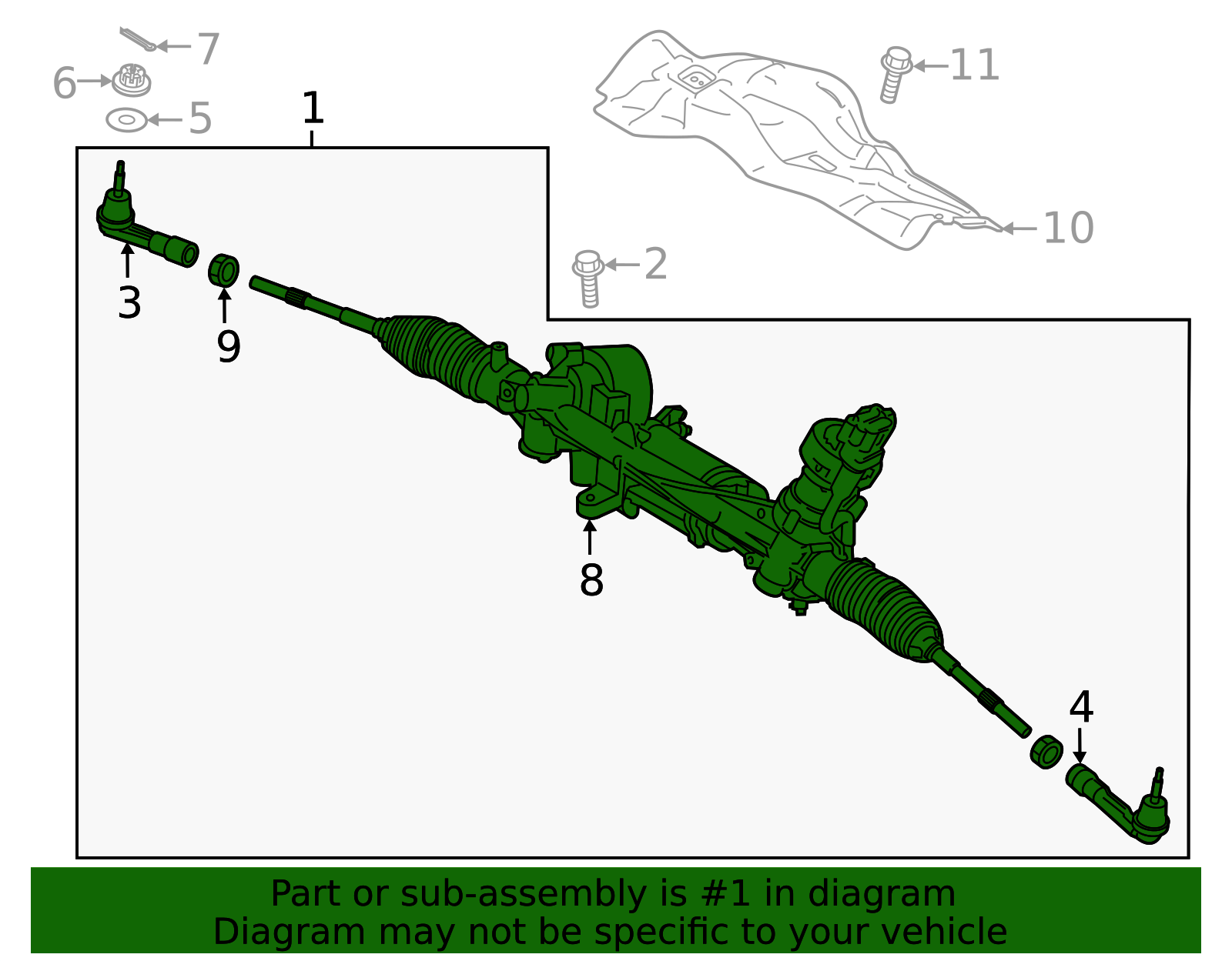 2019-2021 Hyundai Veloster N Rack And Pinion Assembly 57700-K9000 ...