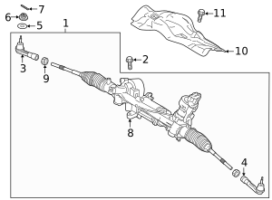 2019-2021 Hyundai Veloster N Rack And Pinion Assembly 57700-K9000 ...