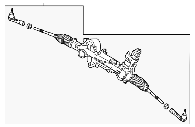2019-2021 Hyundai Veloster N Rack And Pinion Assembly 57700-K9000 ...