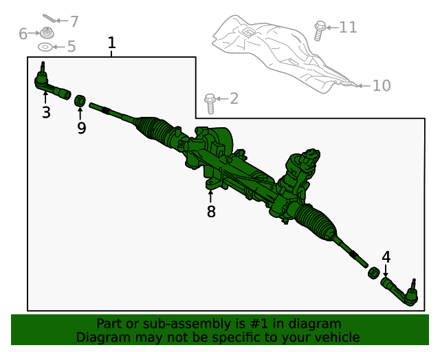 2019-2021 Hyundai Veloster N Rack And Pinion Assembly 57700-K9000 ...