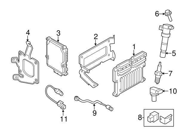 39160-3CUM0 - Control Module Bracket 2016-2018 Kia Sorento | Kia.Parts ...