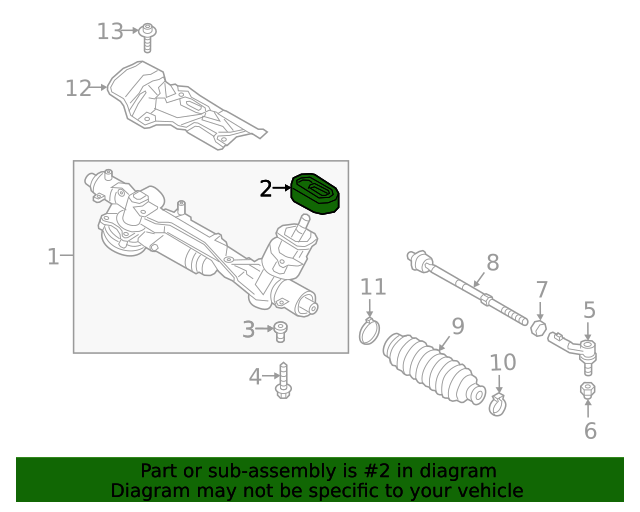 5Q0-423-187-E - Gear Assembly Seal 2019-2021 Audi Q3 | Audi OEM Parts